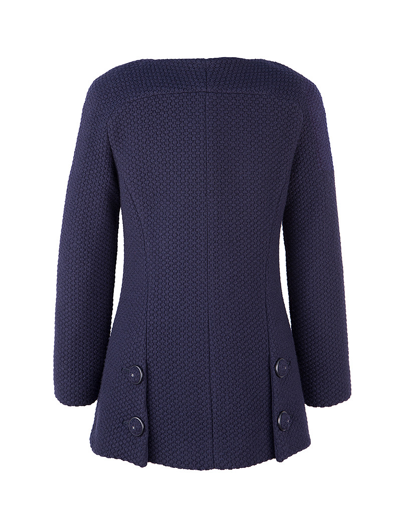 Chanel Navy Tweed Jacket