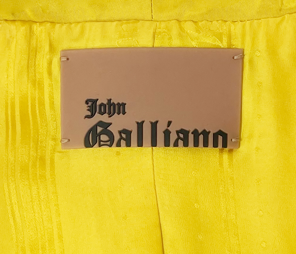 John Galliano Yellow Jacket