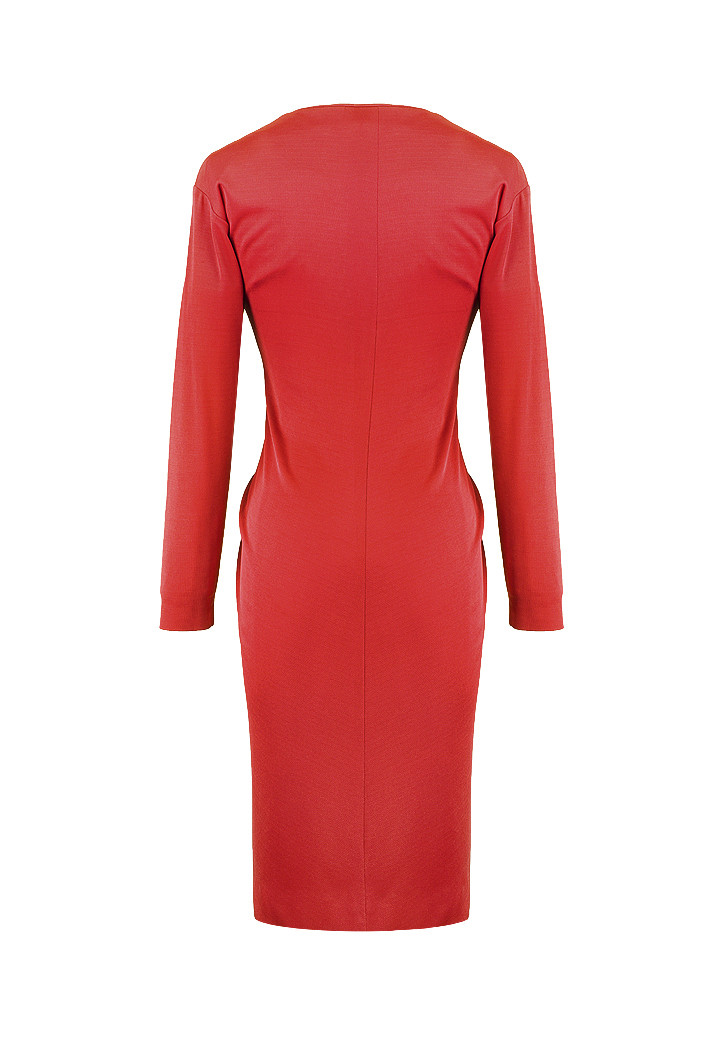 Yves Saint Laurent Red Dress