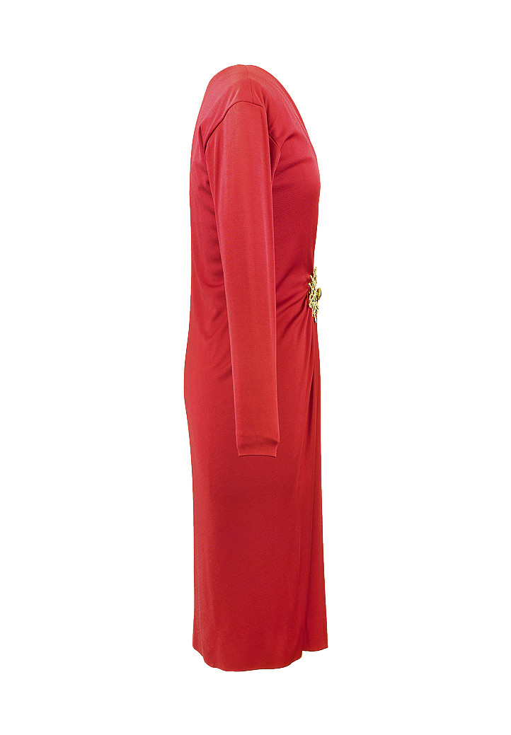 Yves Saint Laurent Red Dress