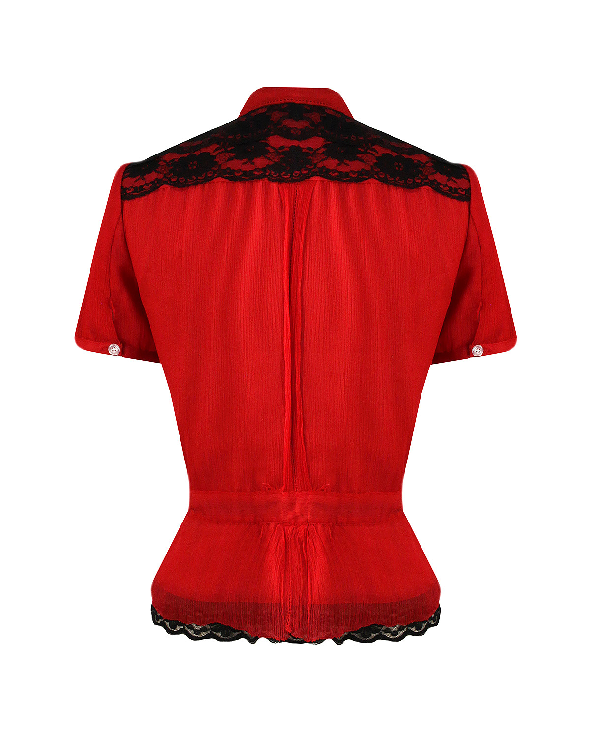Cacharel Red Blouse