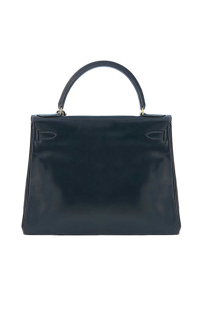 Hermès Kelly 28 Box Leather Bag