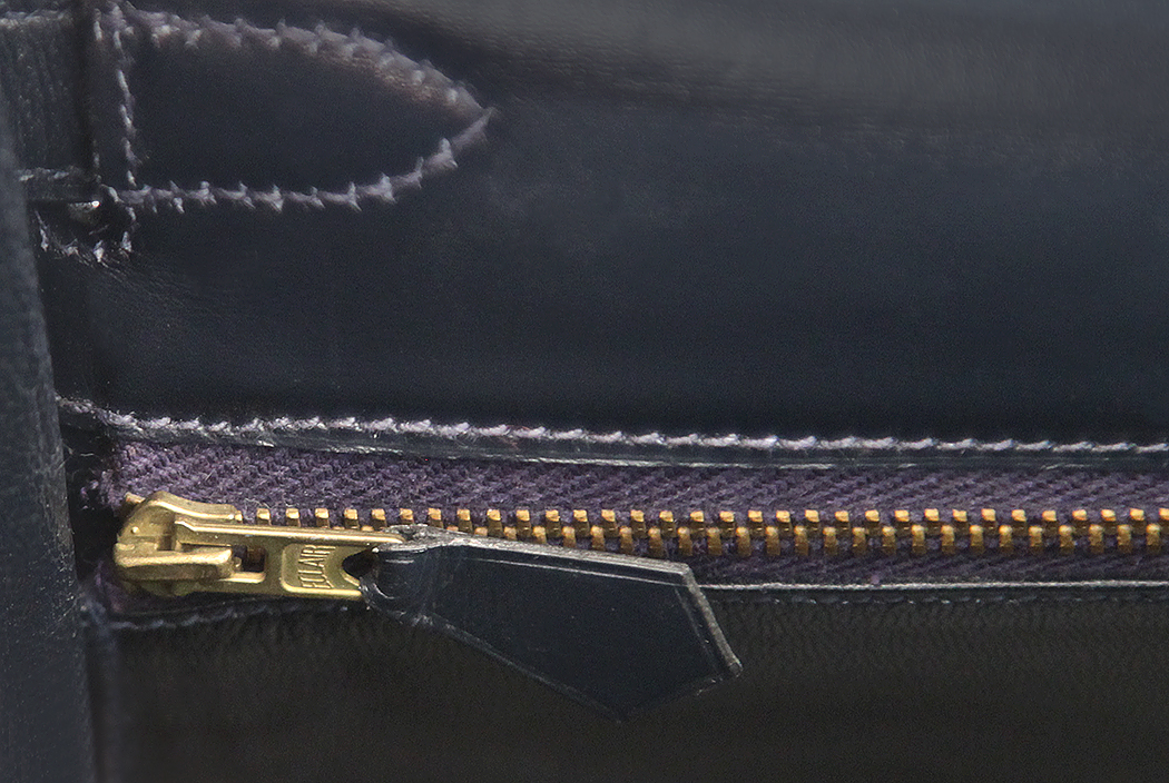Hermès Kelly 28 Box Leather Bag