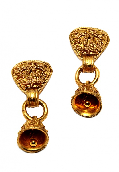 Chanel Bell Clip-on Earrings
