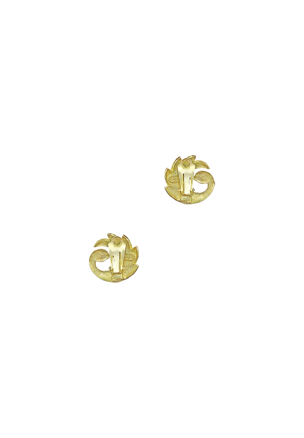 Orena Swan Clip-On Earrings