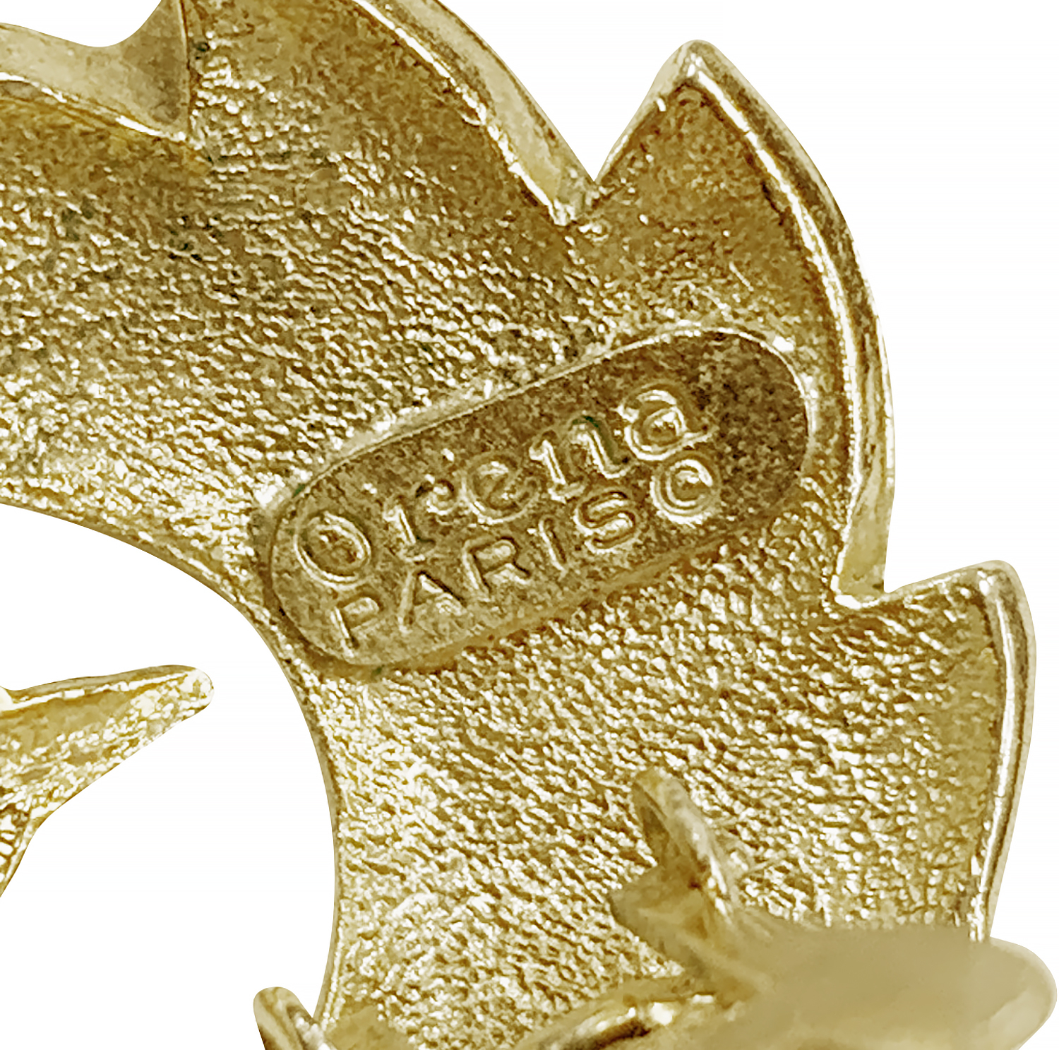 Orena Swan Clip-On Earrings