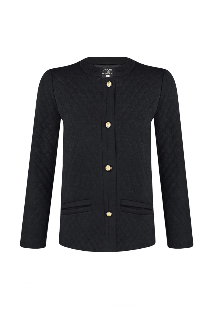 Chanel Soft Wool Quilted Jacket