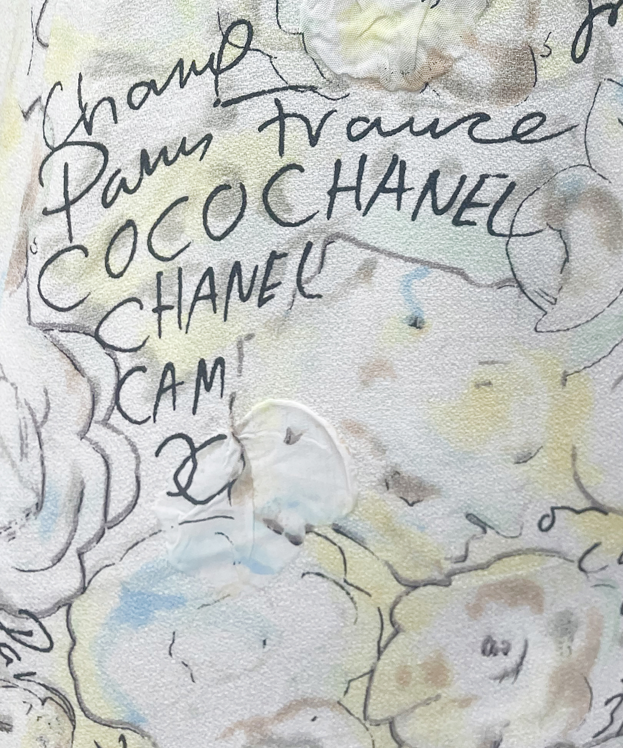 Chanel Pastel Silk Maxi Dress