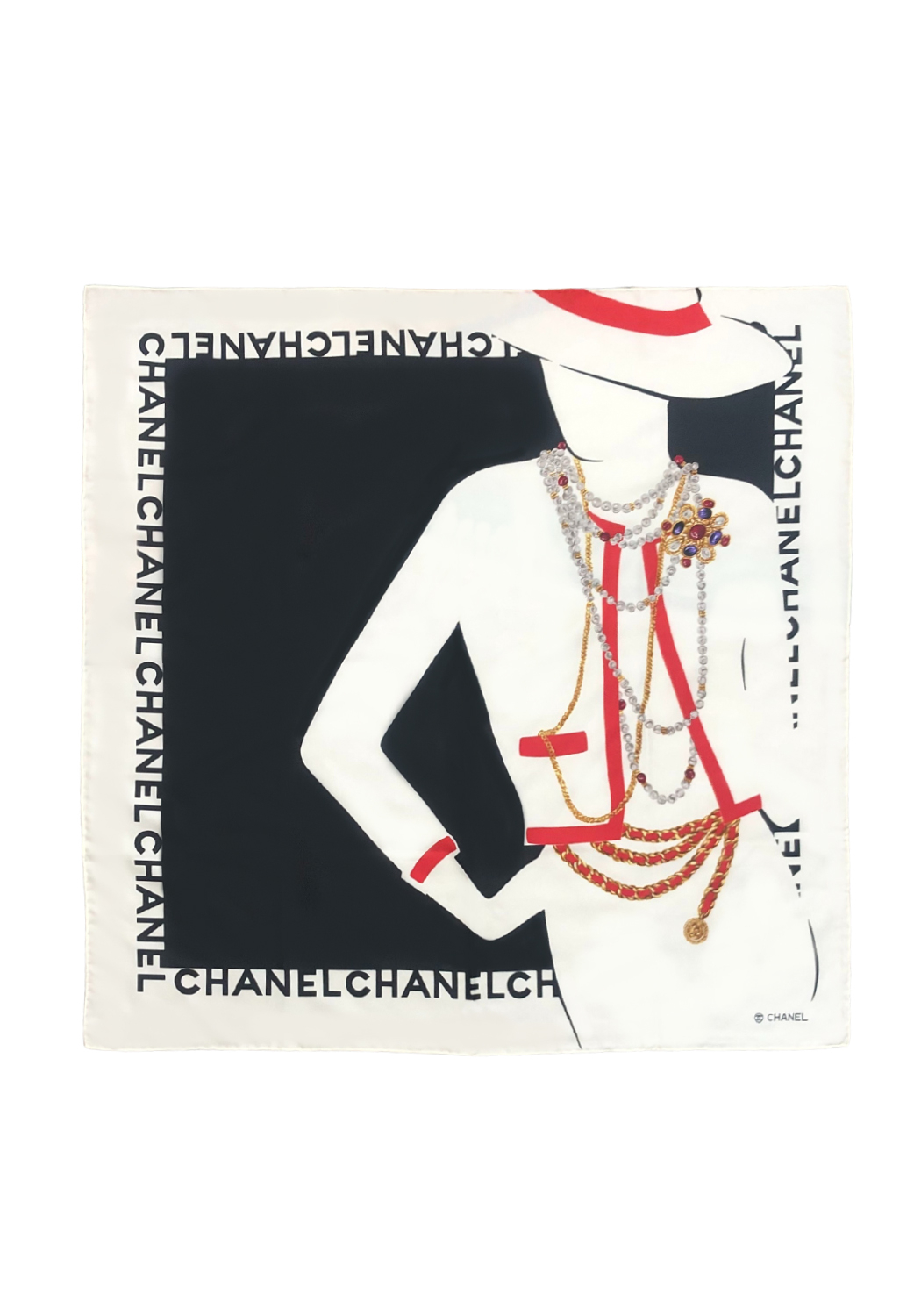 Chanel Coco Portrait Scarf
