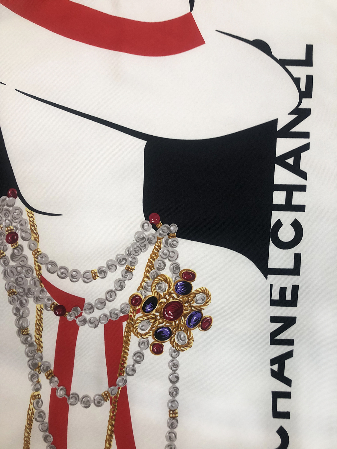 Chanel Coco Portrait Scarf
